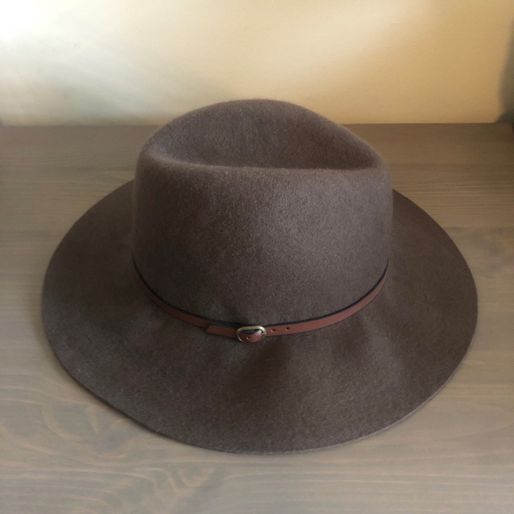 Hinge Wide Brim Felt Hat - Gem